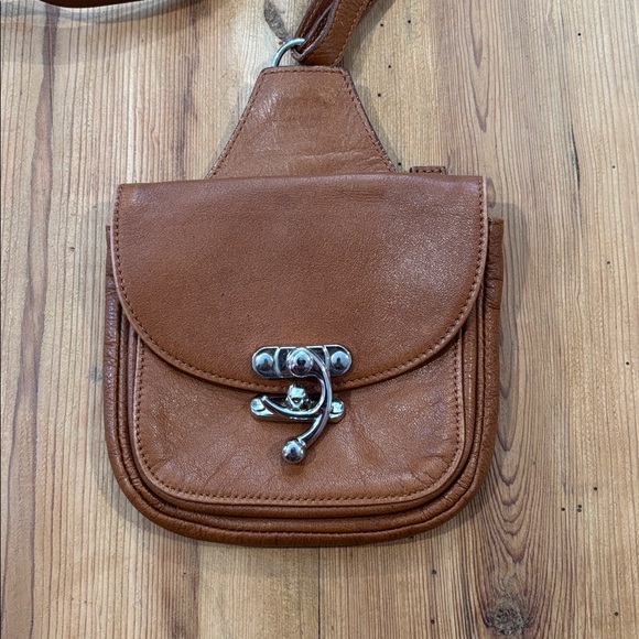 Sundance | Bags | Sundance Camel Leather Mini Crossbody Belt Bag ...